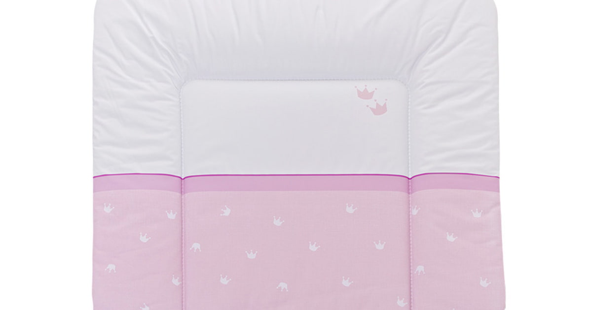 Cambiador lavable y resistente Corona rosa | Träumeland