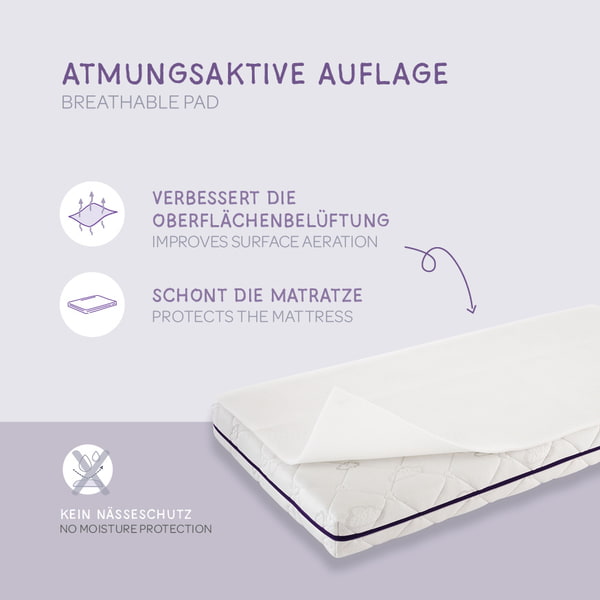 Matratzenauflage AIR zum Schutz und zur Schonung der Matratze entdecken